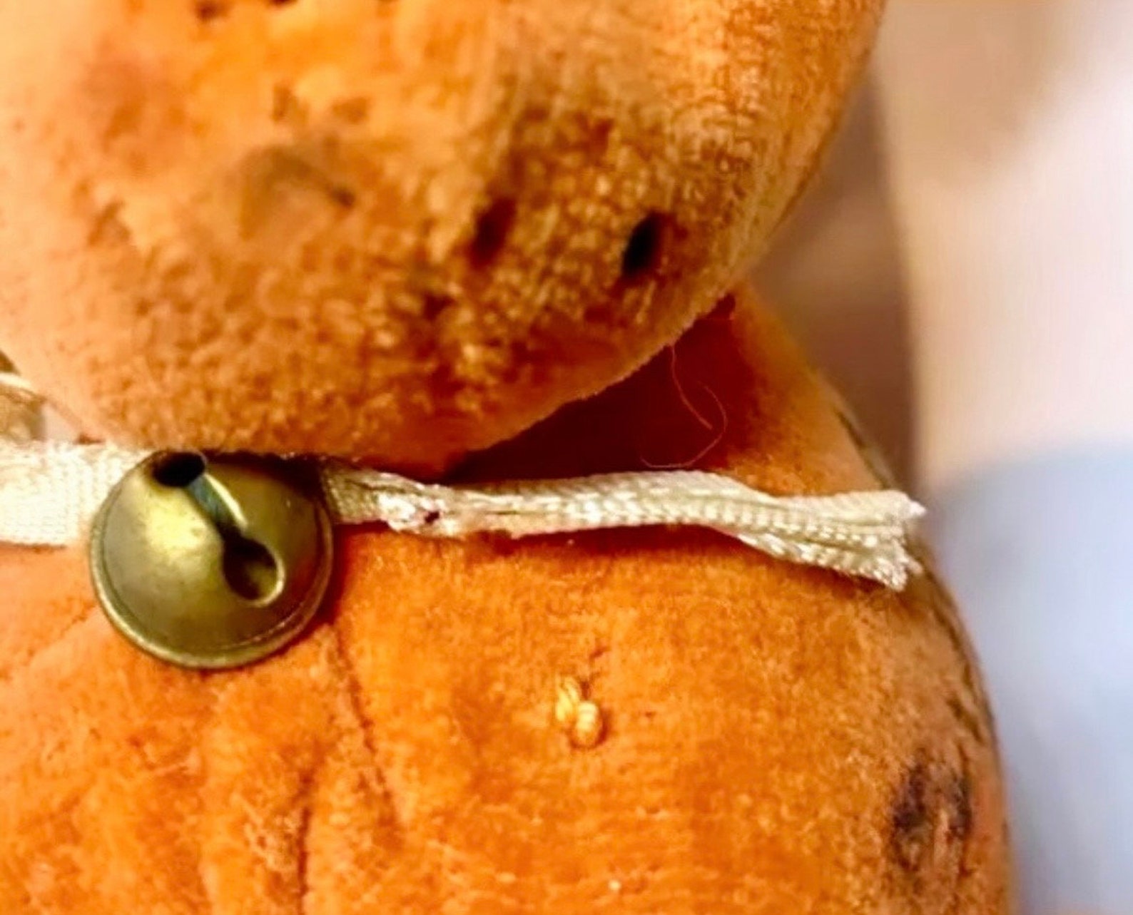 RARE 1935 Americas Exposition San Diego Straw-stuffed Cordoroy Orange ...