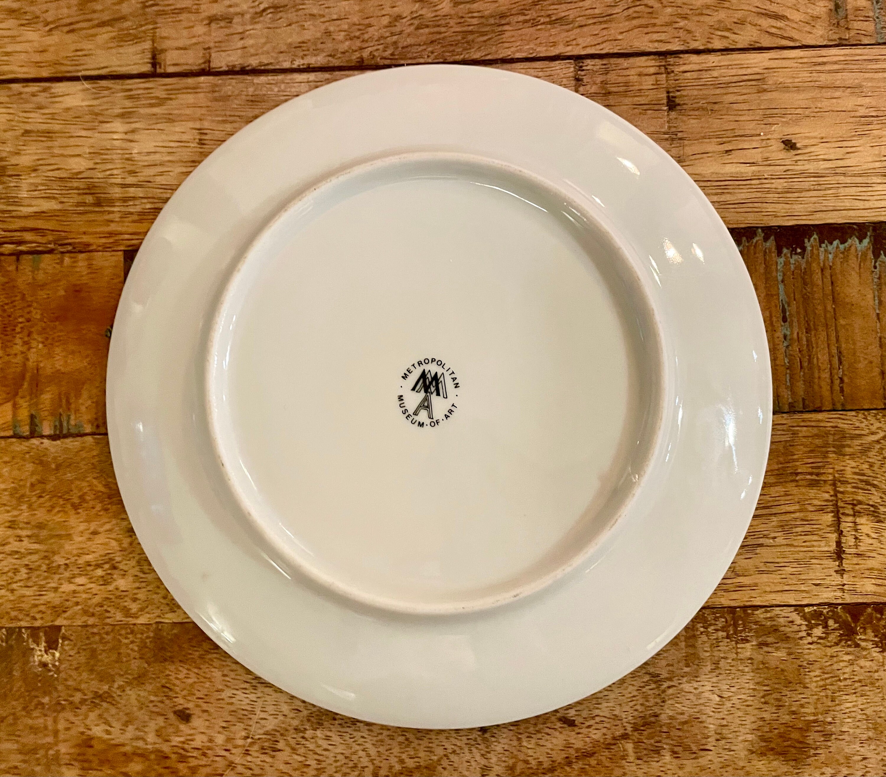 VINTAGE Nursery Rhyme Plates W/ Blue Trim Your Choice MOMA Metropolitan ...