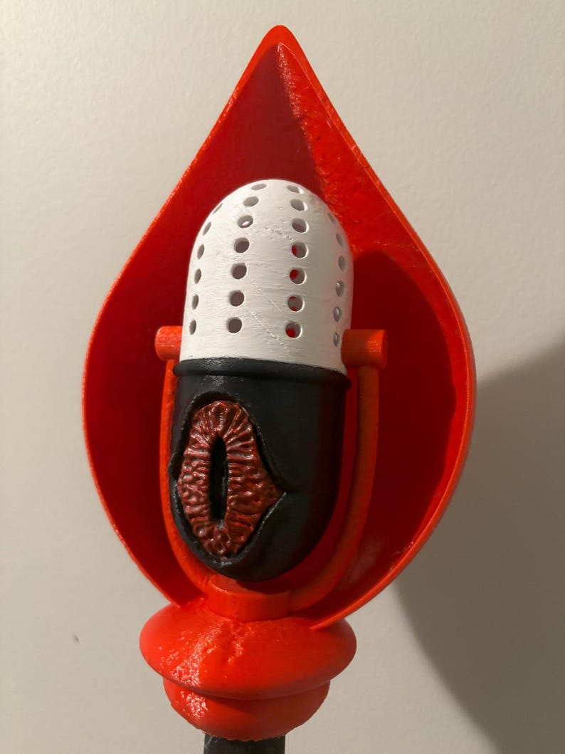 Hazbin Hotel Alastor Microphone & Staff Bottom – Cosplay Prop – 1.25 ...