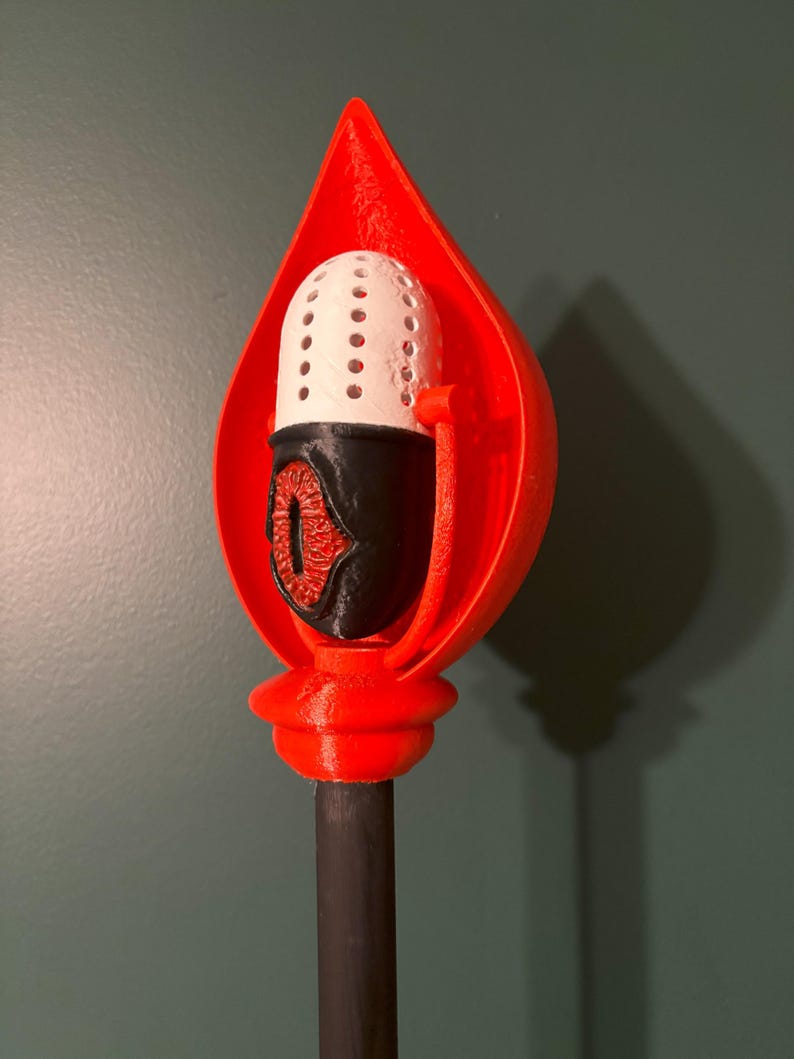 Hazbin Hotel Alastor Microphone & Staff Bottom – Cosplay Prop – 1.25 ...