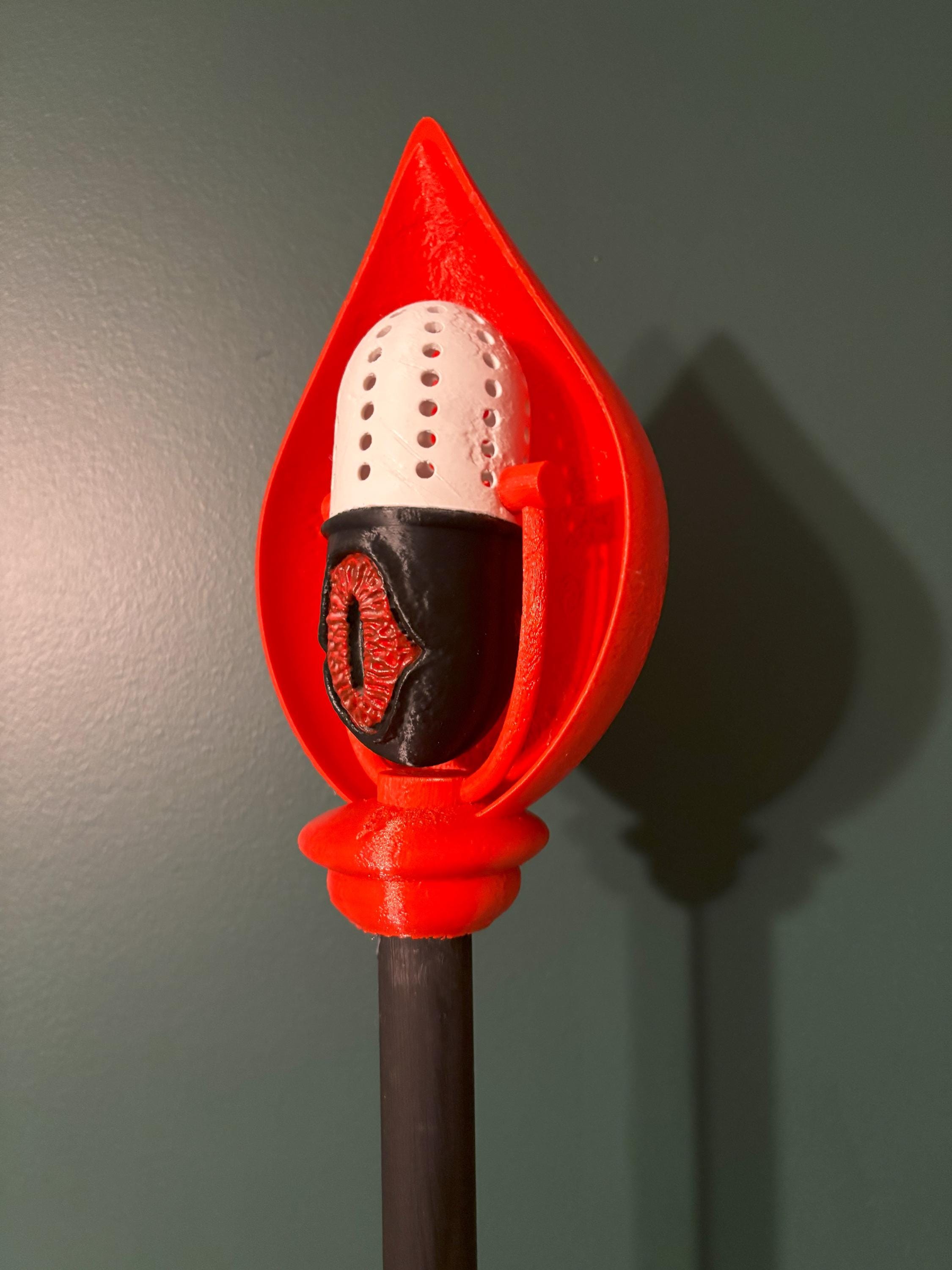 Hazbin Hotel Alastor Microphone & Staff Bottom – Cosplay Prop – 1.25 ...