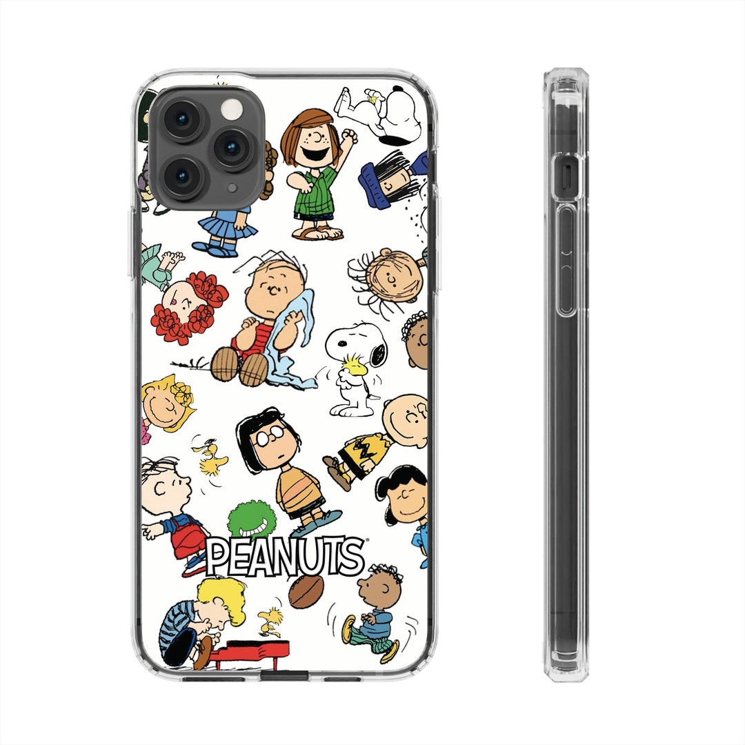 Peanuts Soft TPU Clear Cases for iPhone Models and Samsung Galaxy S ...