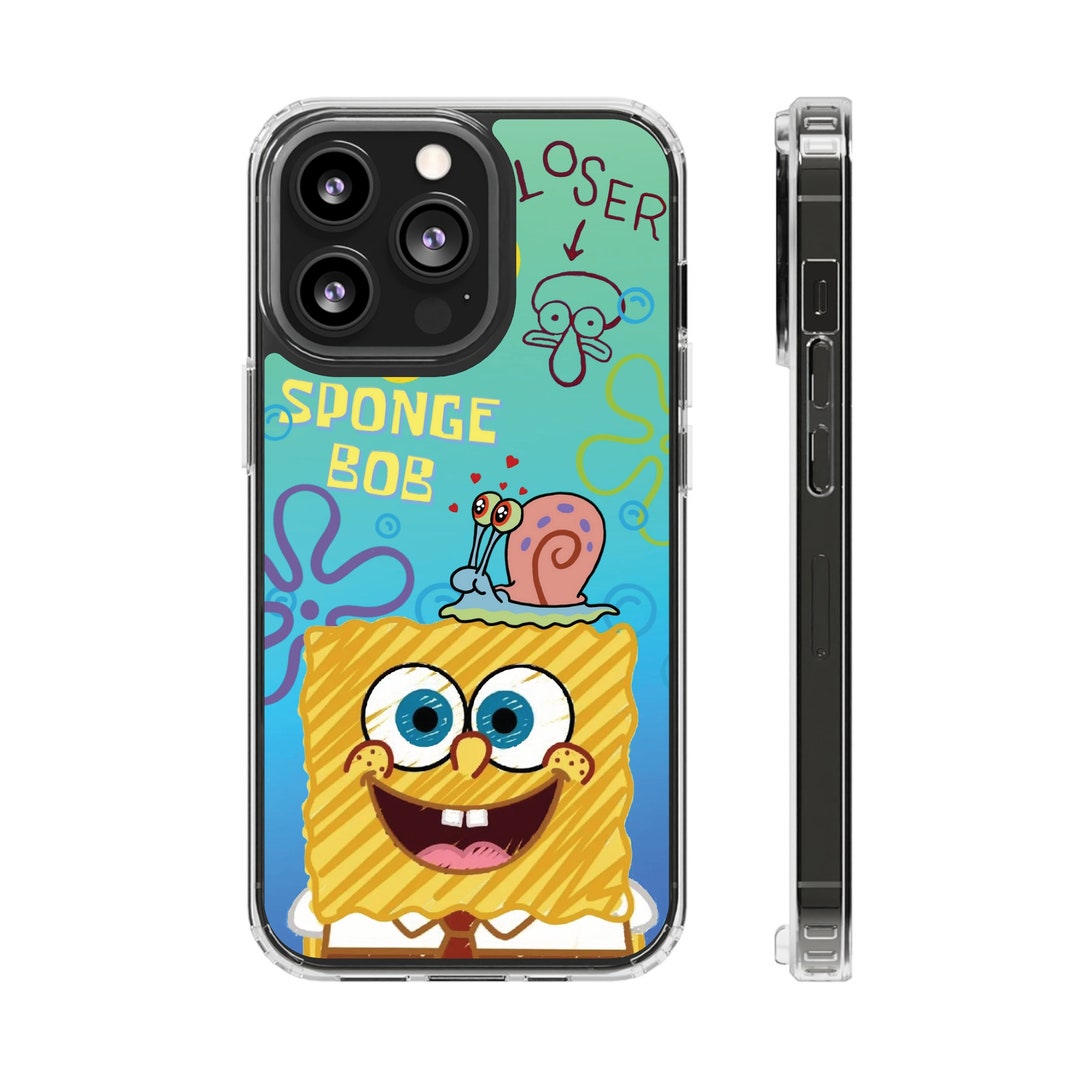 Spongebob Clear Cases for iPhone Models - Etsy