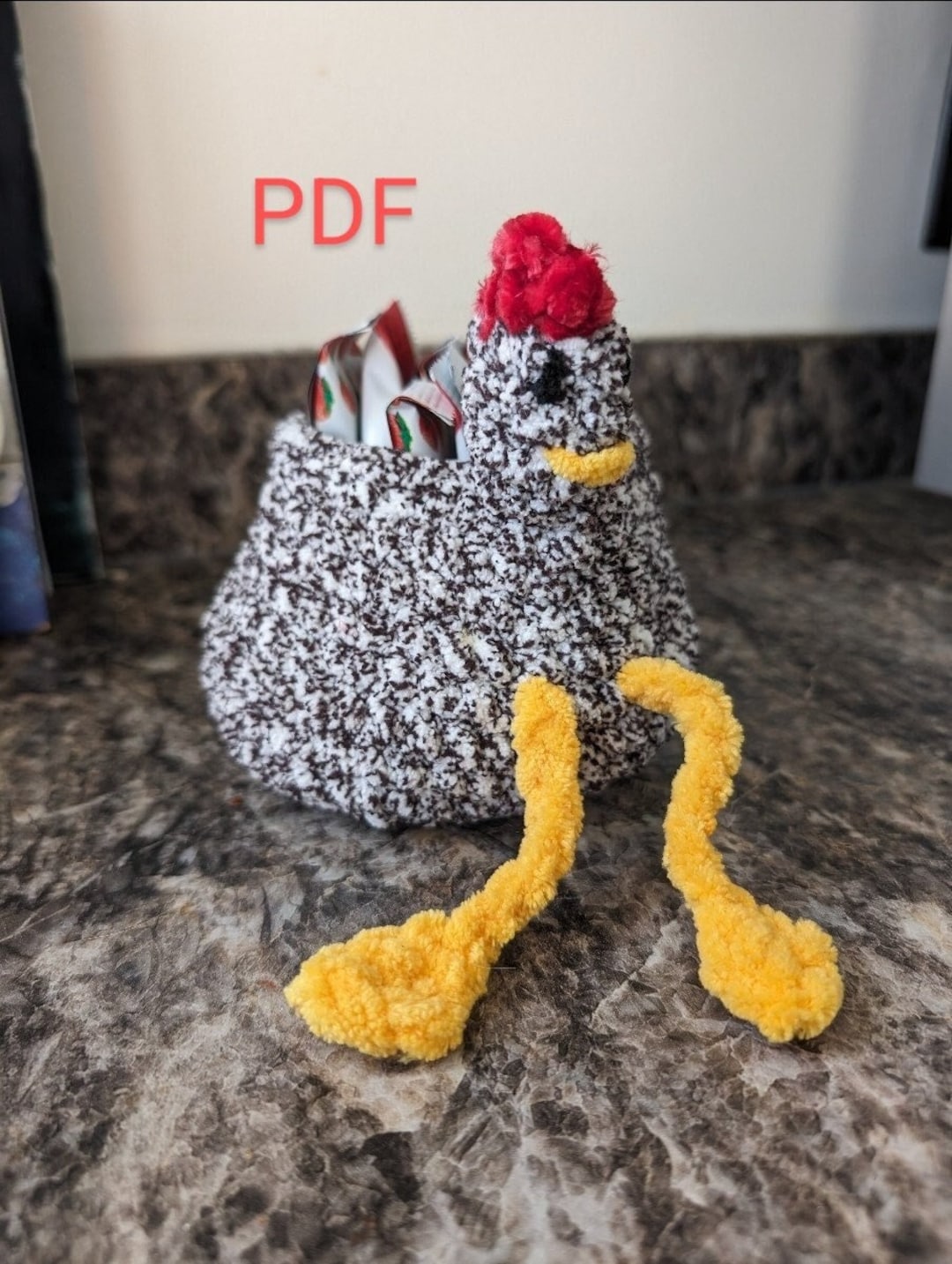 PDF Pattern - Crochet Chicken Basket - Etsy