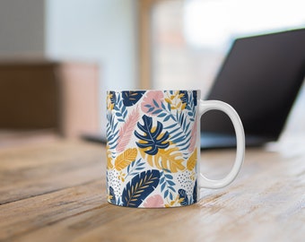 Tropical Themed Coffee Mug, Hawaii Coffee Mug, Tropical Mug, Aloha Mug ...