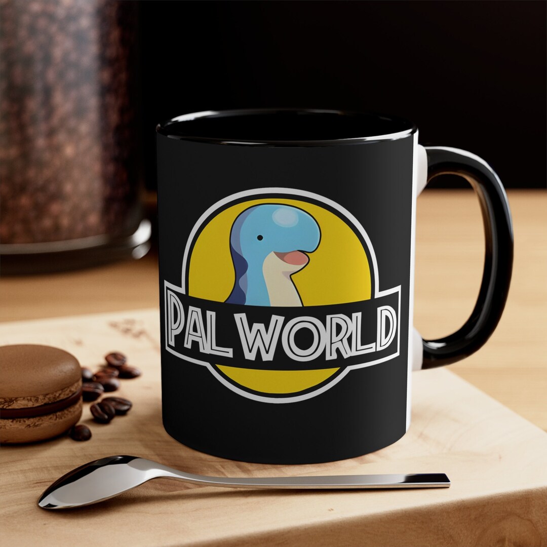 Palworld Pal Park Parody Gaming Accent Coffee Mug, Palworld Mug, Pal ...