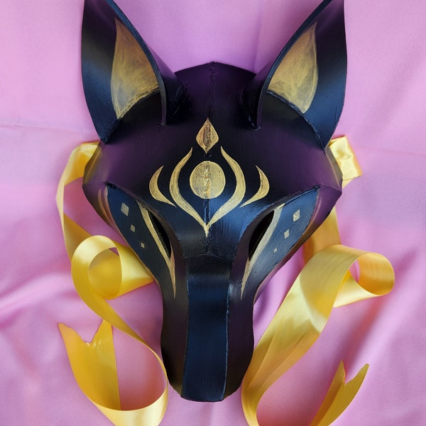 Therian Mask Marble Fox - Etsy