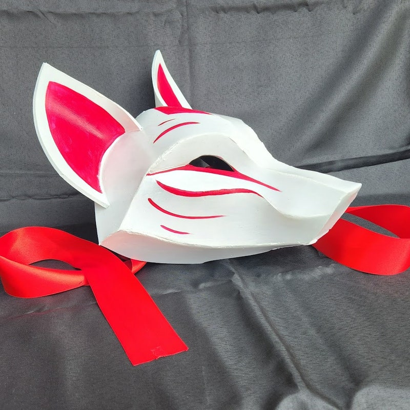 Japanese Kitsune Mask - Etsy