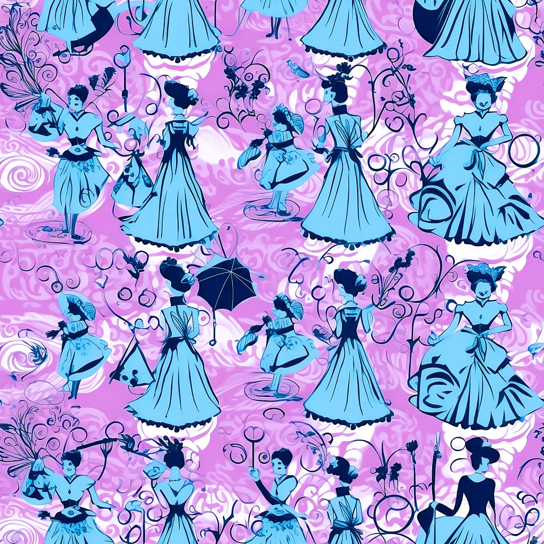 Victorian Women Wrapping Paper Rolls Chic Spring Wrapping Paper - Etsy