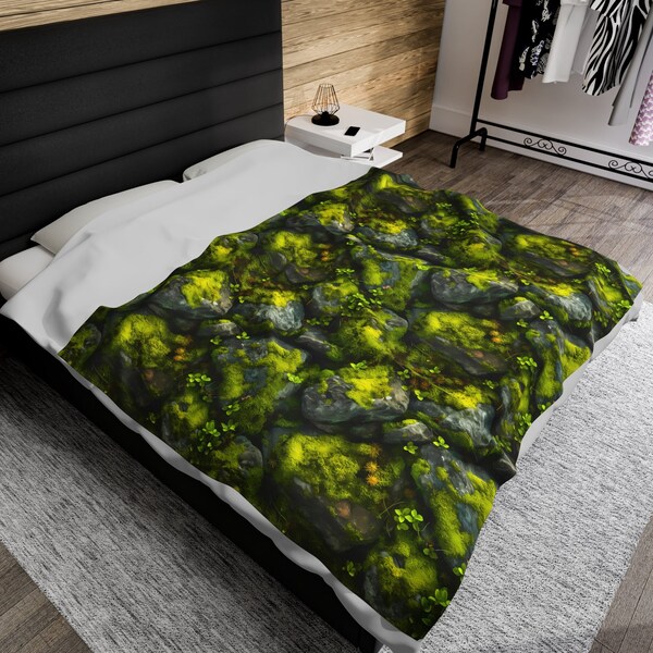 Moss Nature Blanket - Etsy