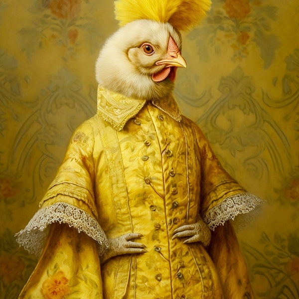 Chicken Art - Etsy