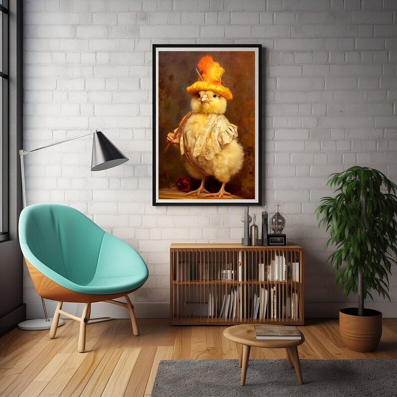Victorian Baby Chicken Art Print | Giclee Wall Art Decor | Limited ...