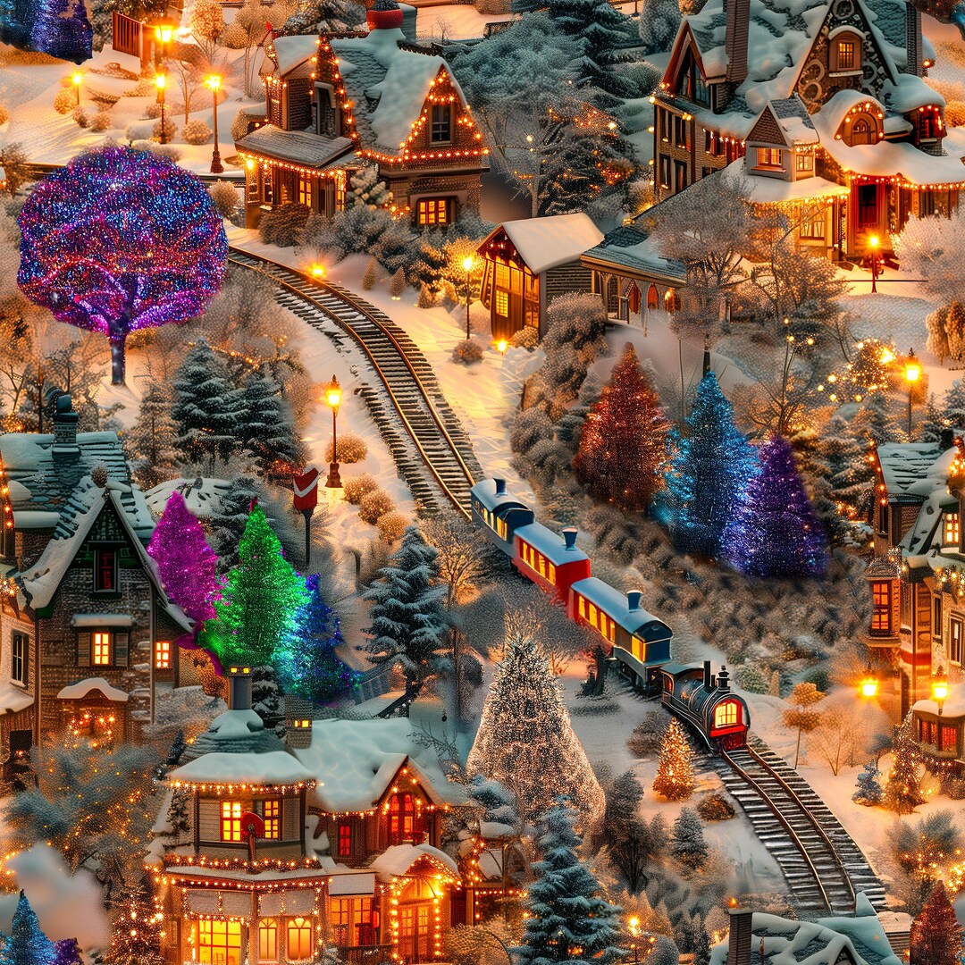 Christmas Dream Town Wrapping Paper – Where the Magic of the Holidays ...