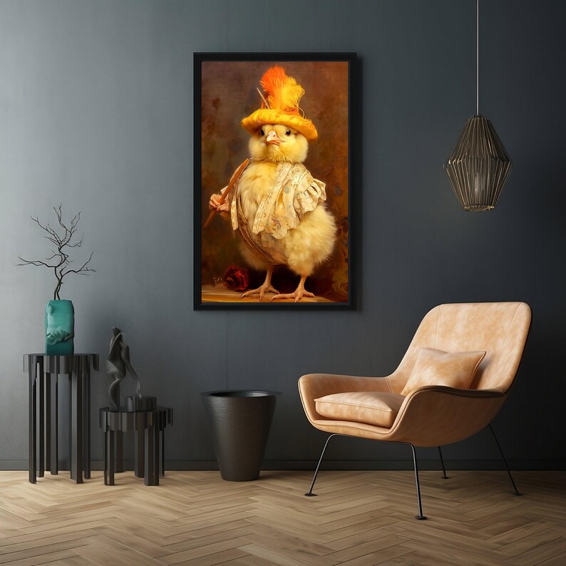Victorian Baby Chicken Art Print | Giclee Wall Art Decor | Limited ...