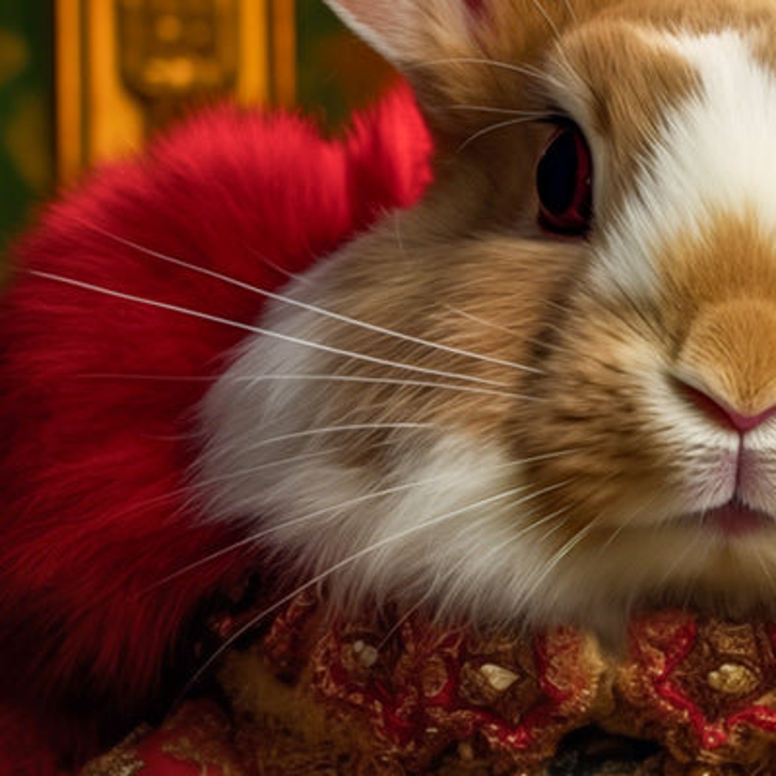 Royal Victorian Bunny Canvas Art Print - Etsy