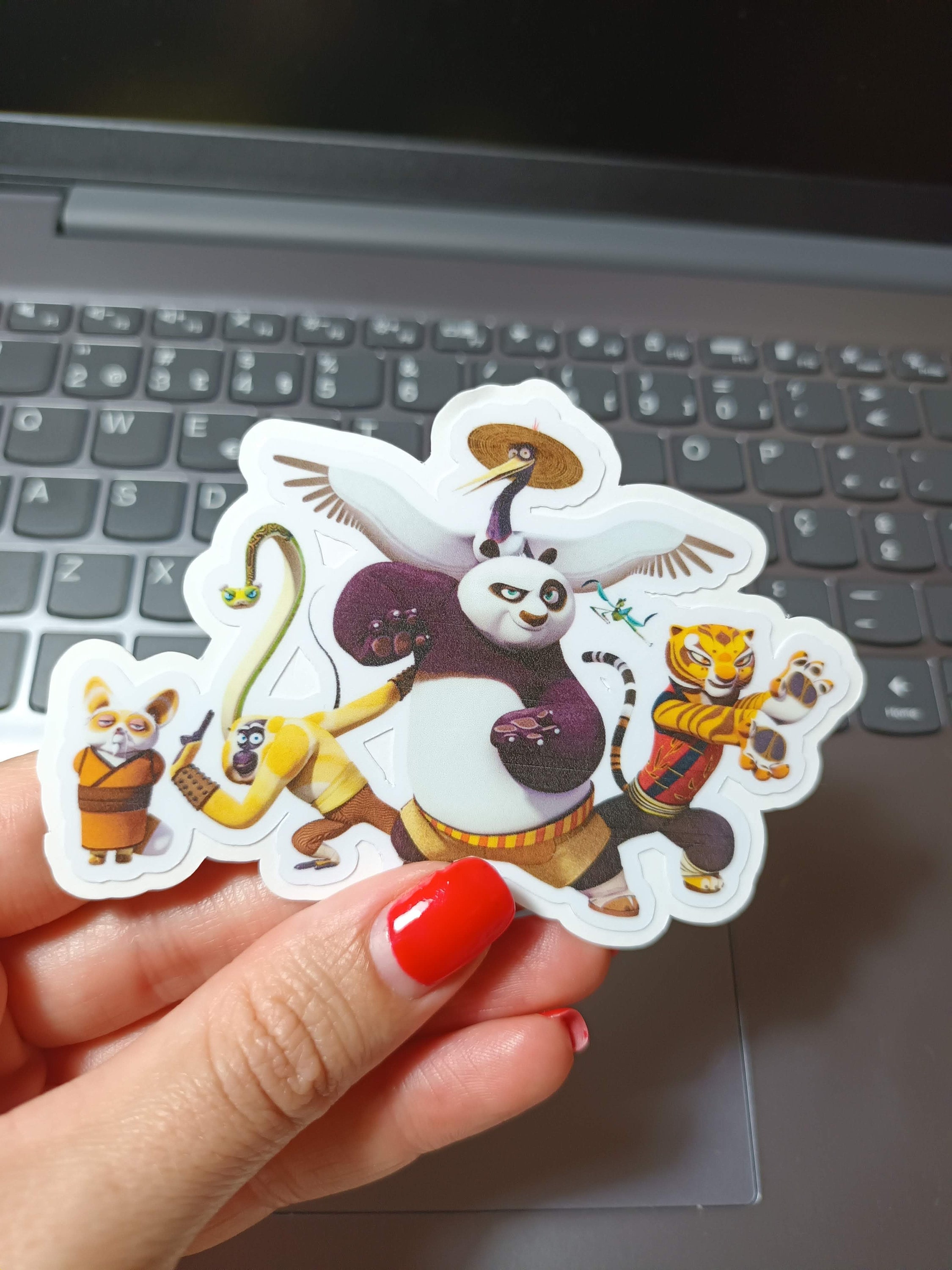 Kung Fu Panda Stickers - Etsy