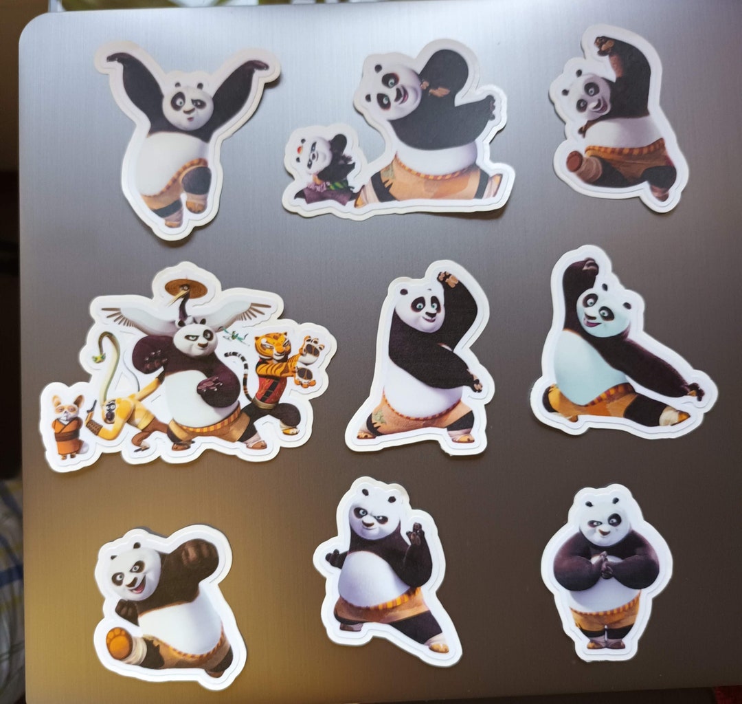 Kung Fu Panda Stickers - Etsy