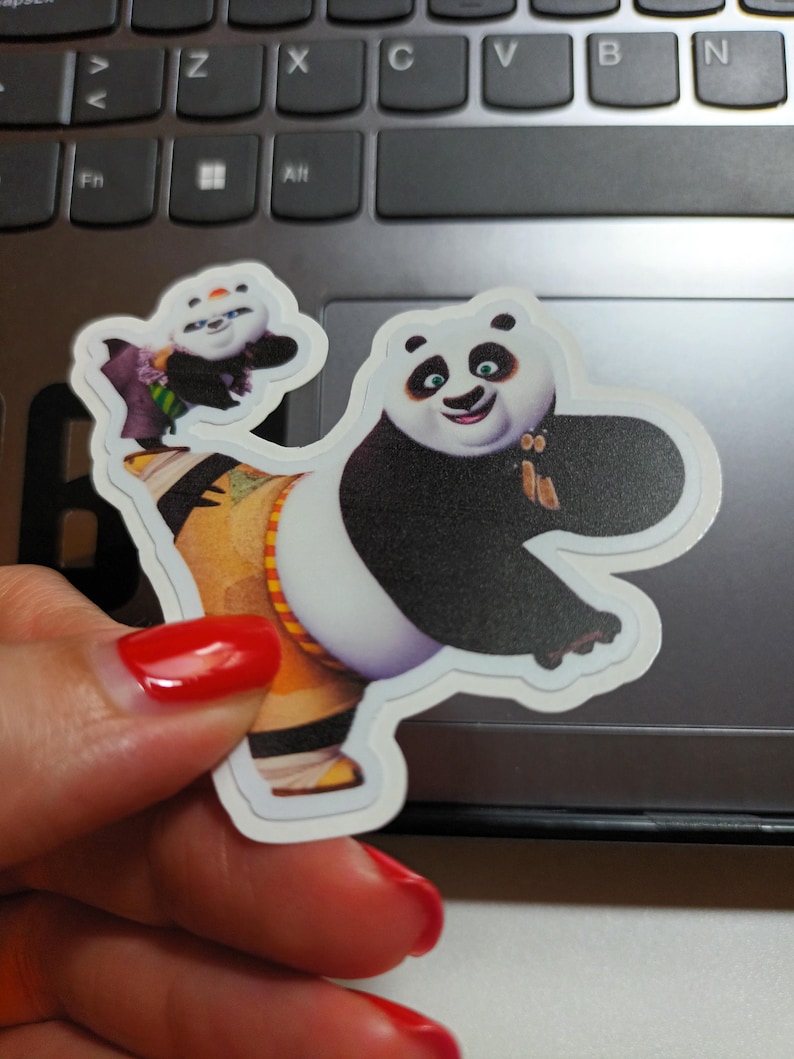 Kung Fu Panda Stickers - Etsy