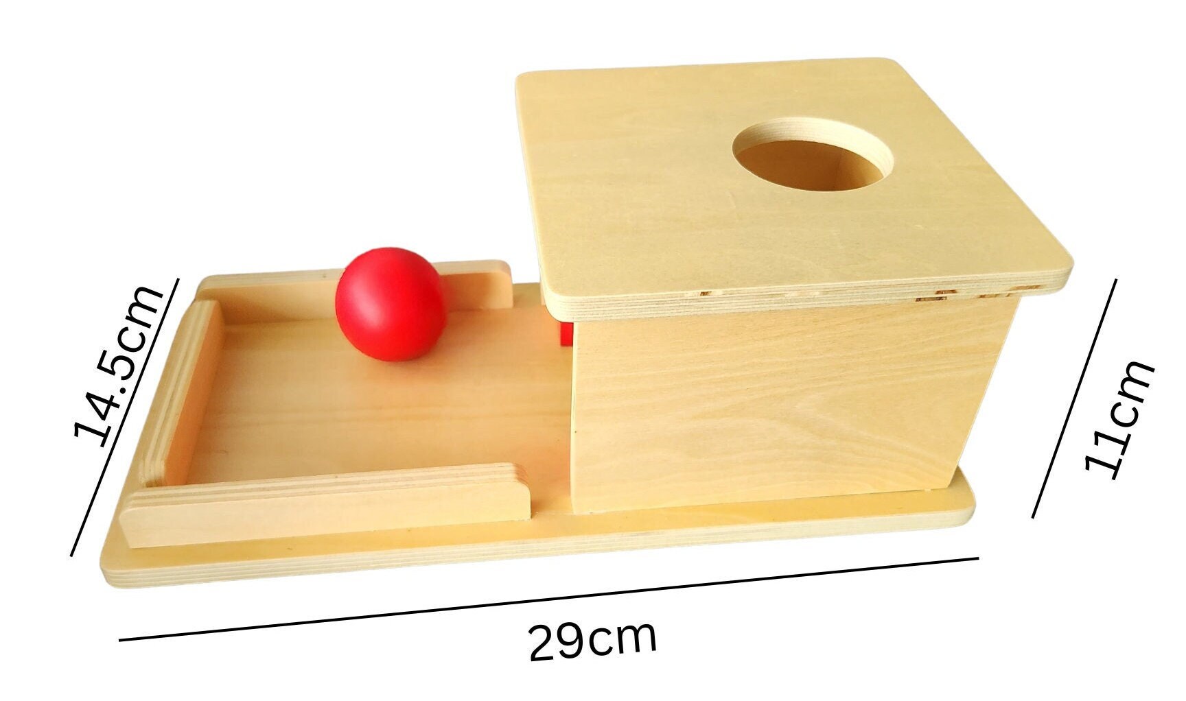 Object Permanence Box Wooden Toy Baby & Toddler Toys Montessori Toy ...
