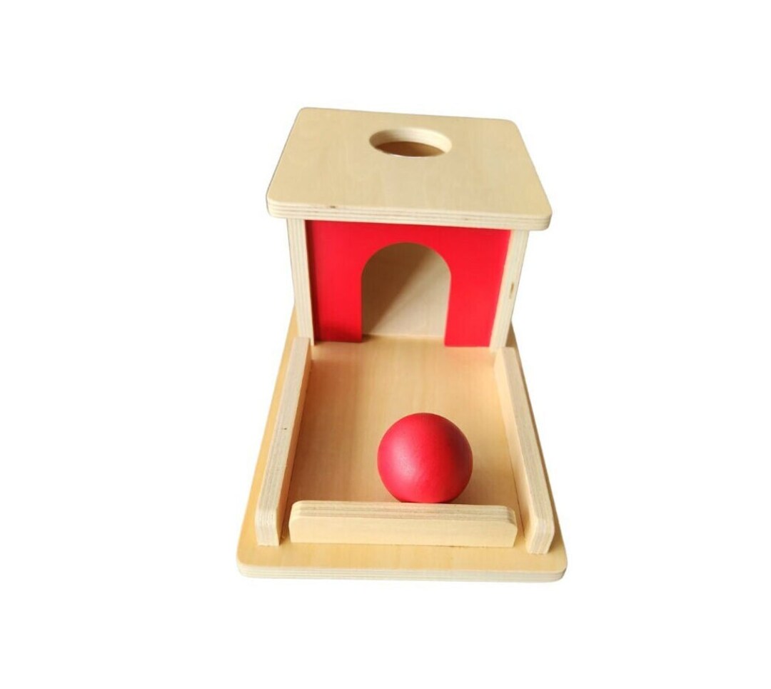 Object Permanence Box Wooden Toy Baby & Toddler Toys Montessori Toy ...