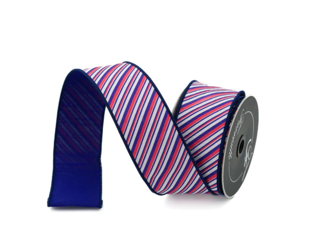 2.5” ALL AMERICAN Ribbon, Designer Ribbon, Ribbon, Wired Ribbon, 4th of ...