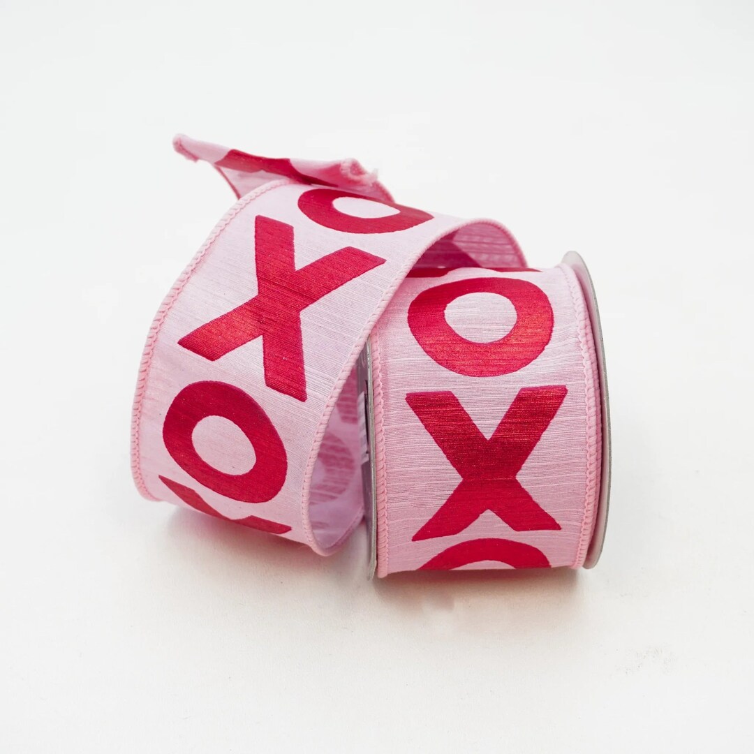 2.5 Hugs N Kisses Ribbon, Designer Ribbon, Ribbon, Wired Ribbon ...