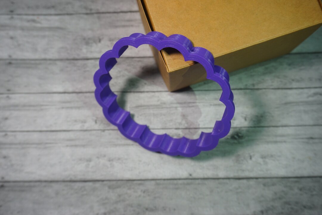 Scalloped Circle Cookie Cutter ⎮ Fondant Cutter ⎮ Clay Cutter - Etsy