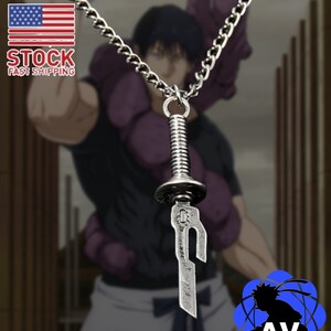 Inverted Spear of Heaven Pendant Chain Necklace Inspired by Toji ...