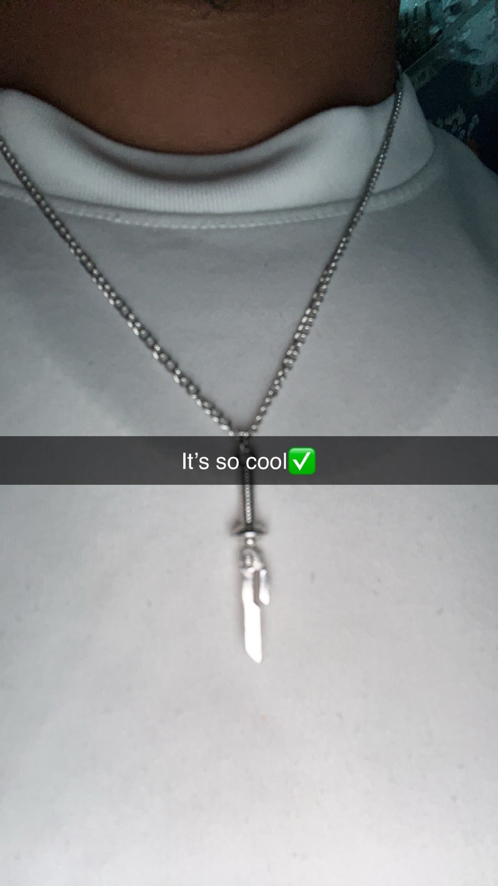 Inverted Spear of Heaven Pendant Chain Necklace Inspired by Toji ...