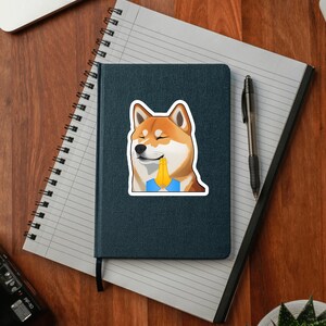 Cheems Bless Meme Sticker for Laptop, Water Bottle, Journal, Planner ...
