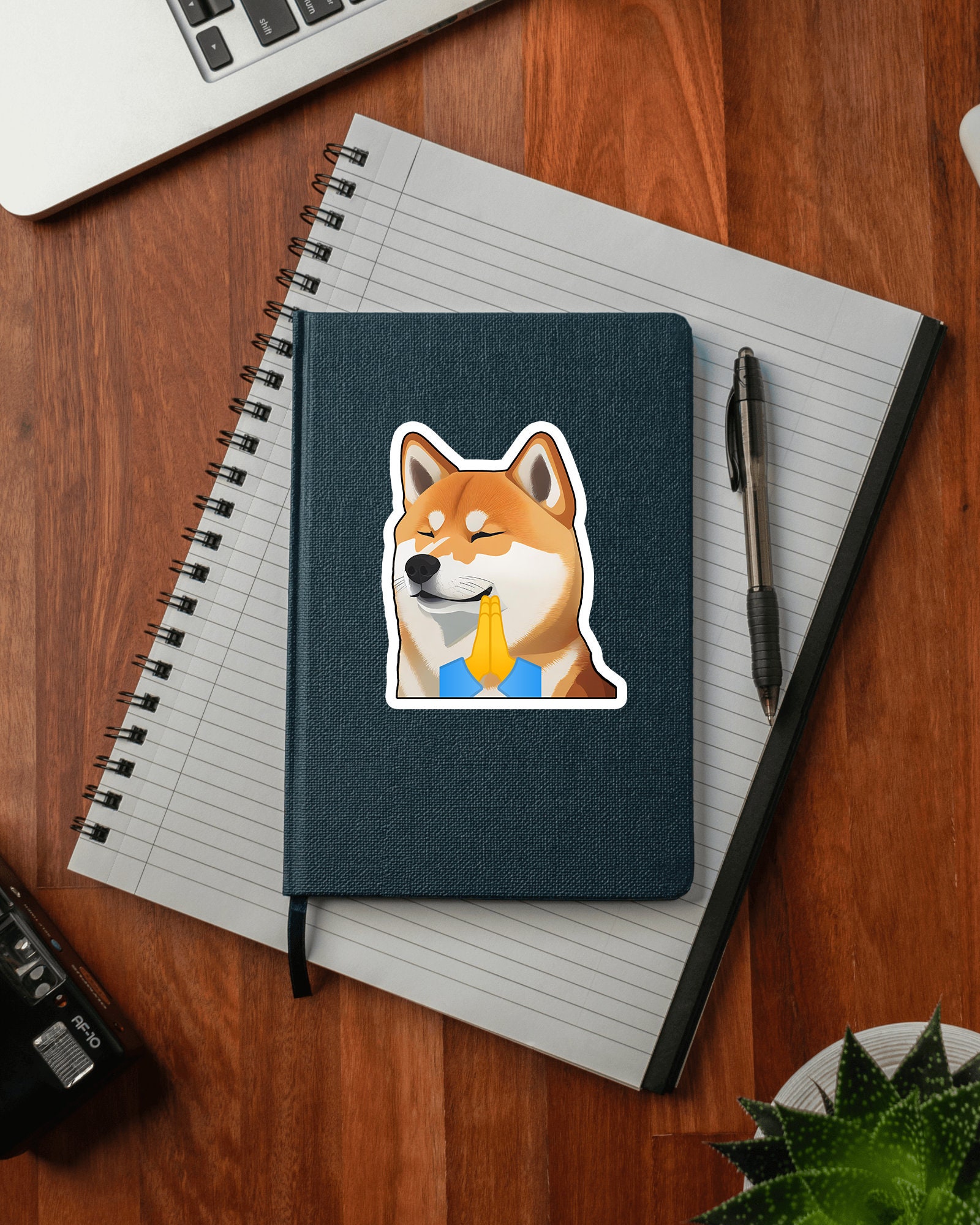 Cheems Bless Meme Sticker for Laptop, Water Bottle, Journal, Planner ...