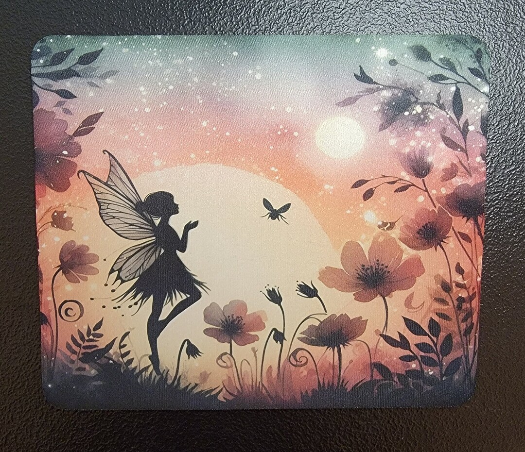 Fairy Mouse Pad, Fairy, Cute Desk Accessories, Gaming Mouse Pad, Work ...