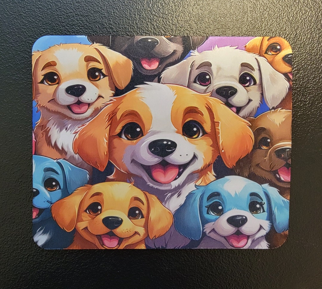 Dog Mouse Pad, Dog Mousepad, Gaming Mouse Pad, Work Mousepad, Desk ...