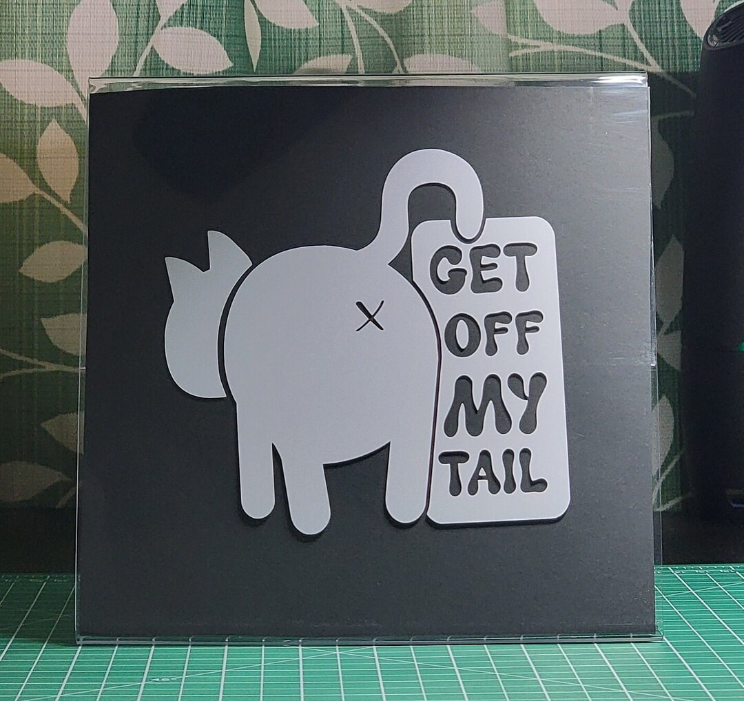 Funny Decals, Get off My Tail, Car Window Decals Funny, Funny Window ...