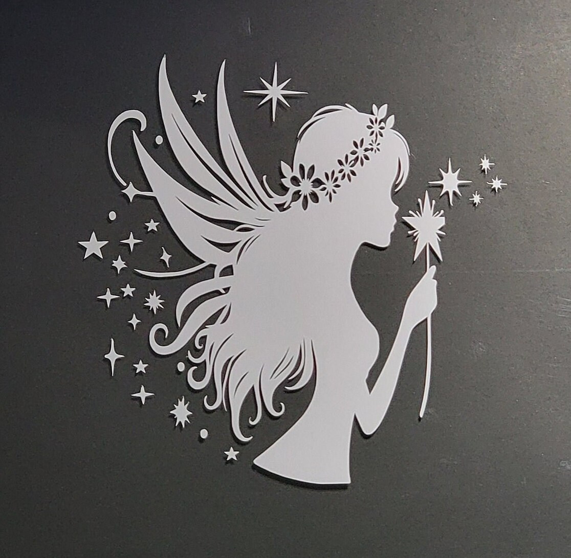 Fairy Decal Car Window Decal Cute Fairy Decal Cute Fairy Stickers Cute ...