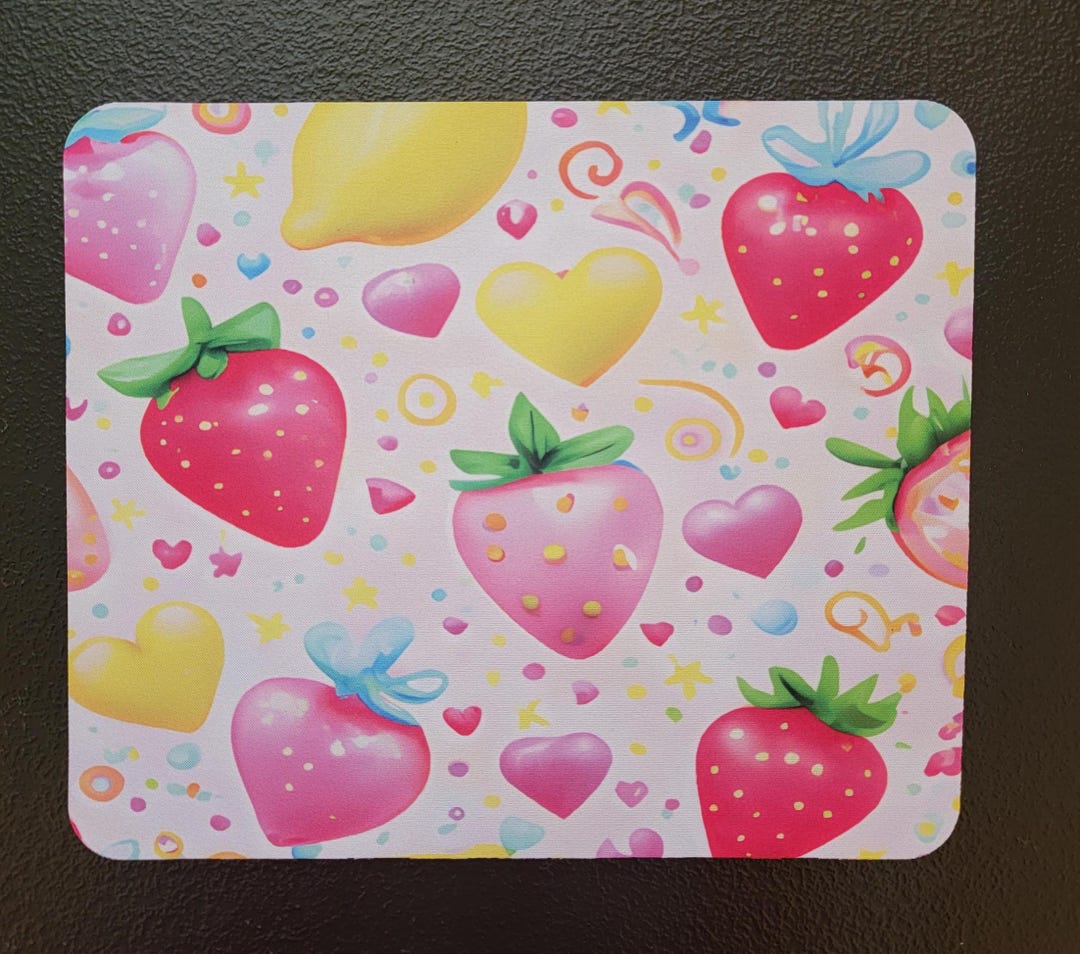 Strawberries Mouse Pad, Strawberry Gifts, Strawberry Mouse Pad, Desk ...