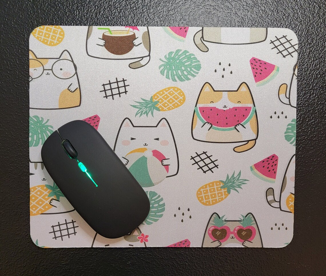Cat Mouse Pad, Cats Mousepad, Gaming Mouse Pad, Work Mousepad, Desk ...