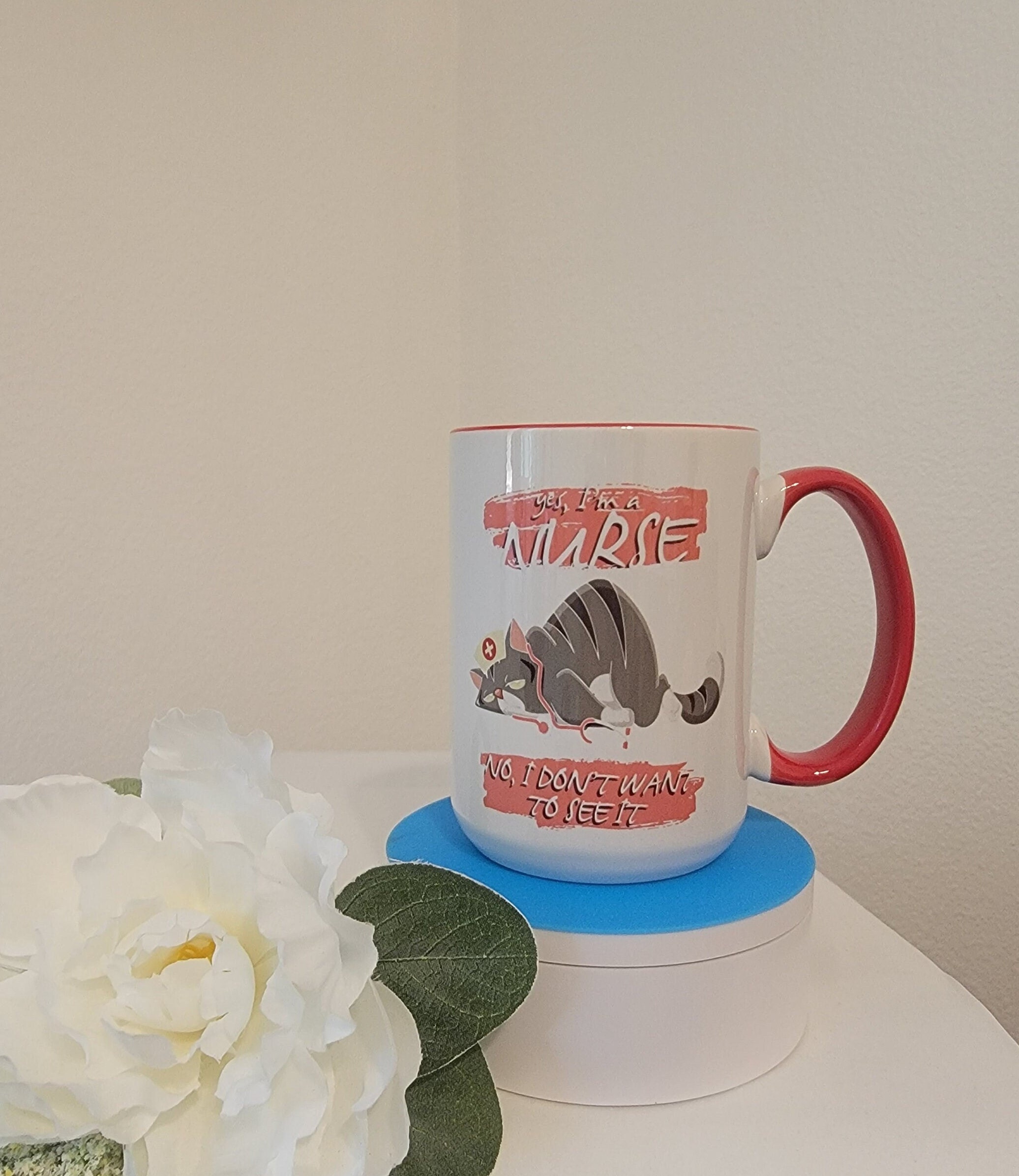 Funny Nurse Coffee Mug 15 Oz Nurse Humor Sarcastic Nurse Etsy