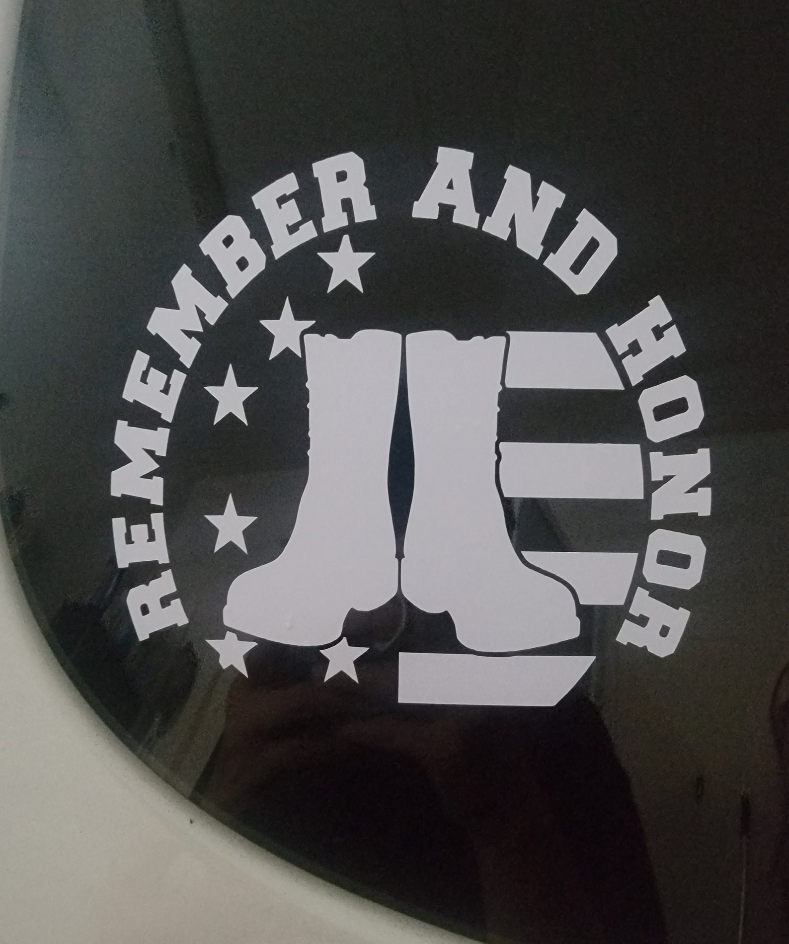 Remember and Honor Veteran Decal: Military Car Window Decal (5.5x5.5 ...