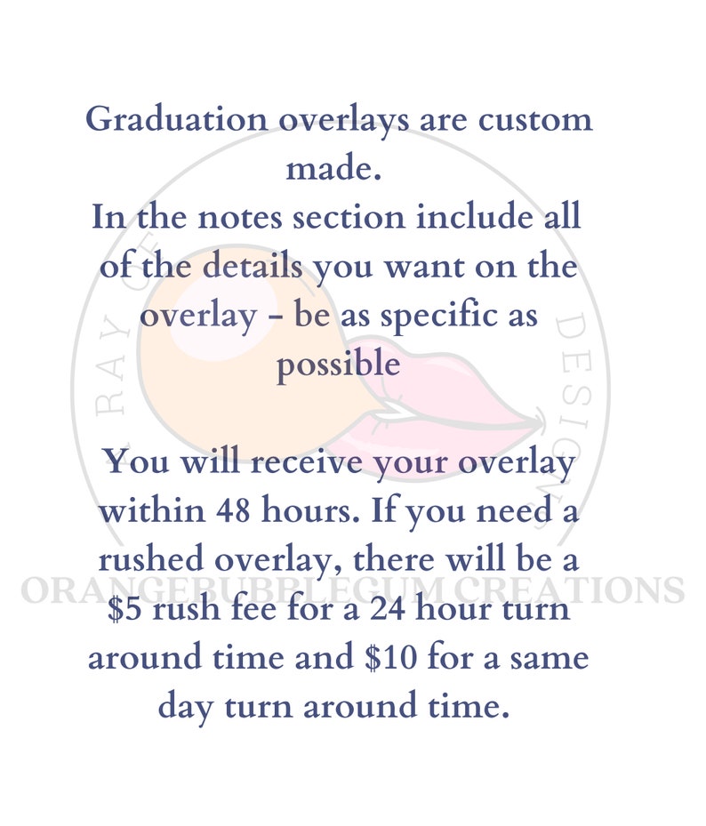 Graduation 360 Booth Overlay - CUSTOM - Etsy