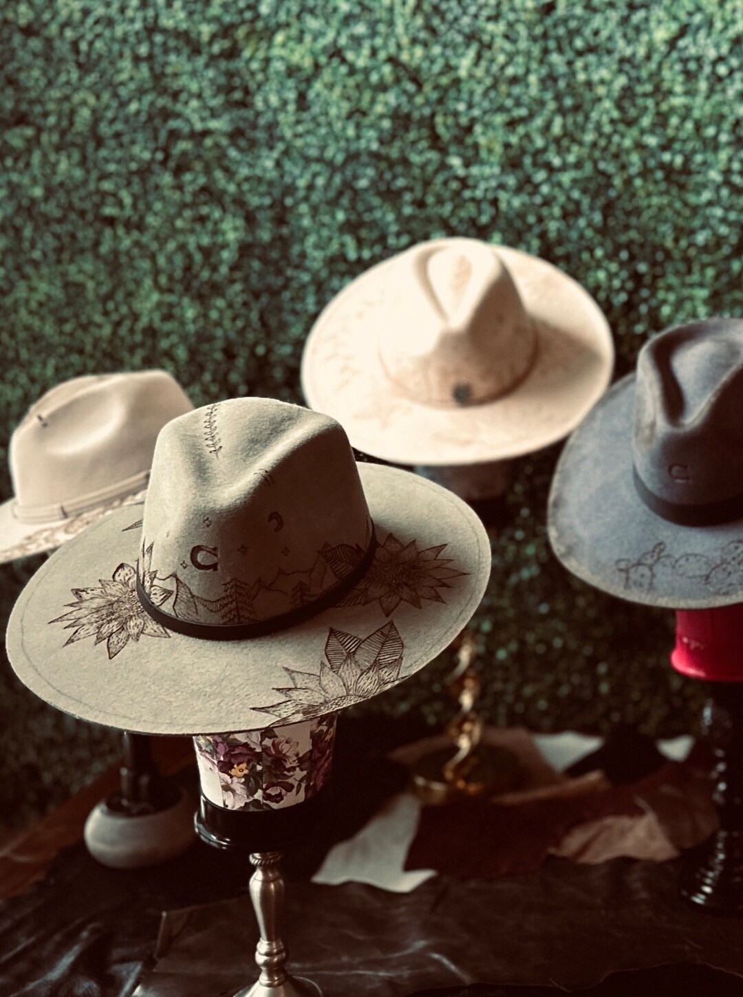 Custom Burned Charlie 1 Horse Felt Hat - Etsy