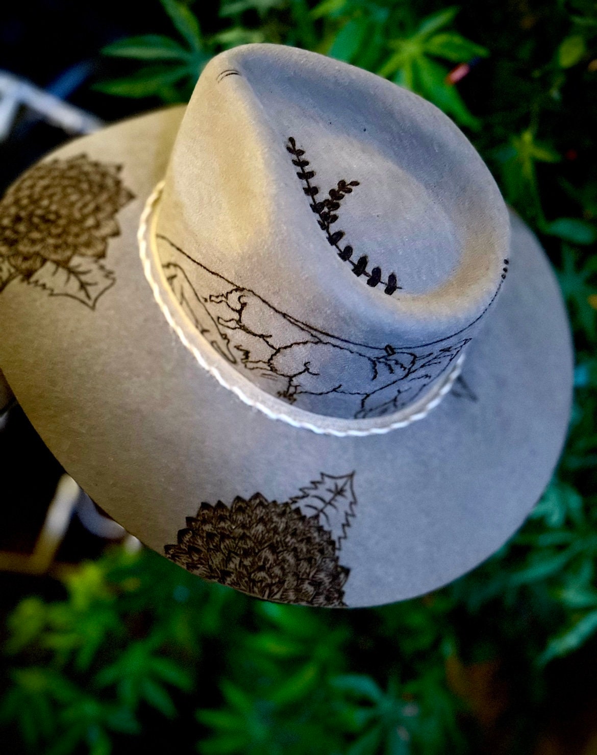 Custom Burned Charlie 1 Horse Felt Hat - Etsy