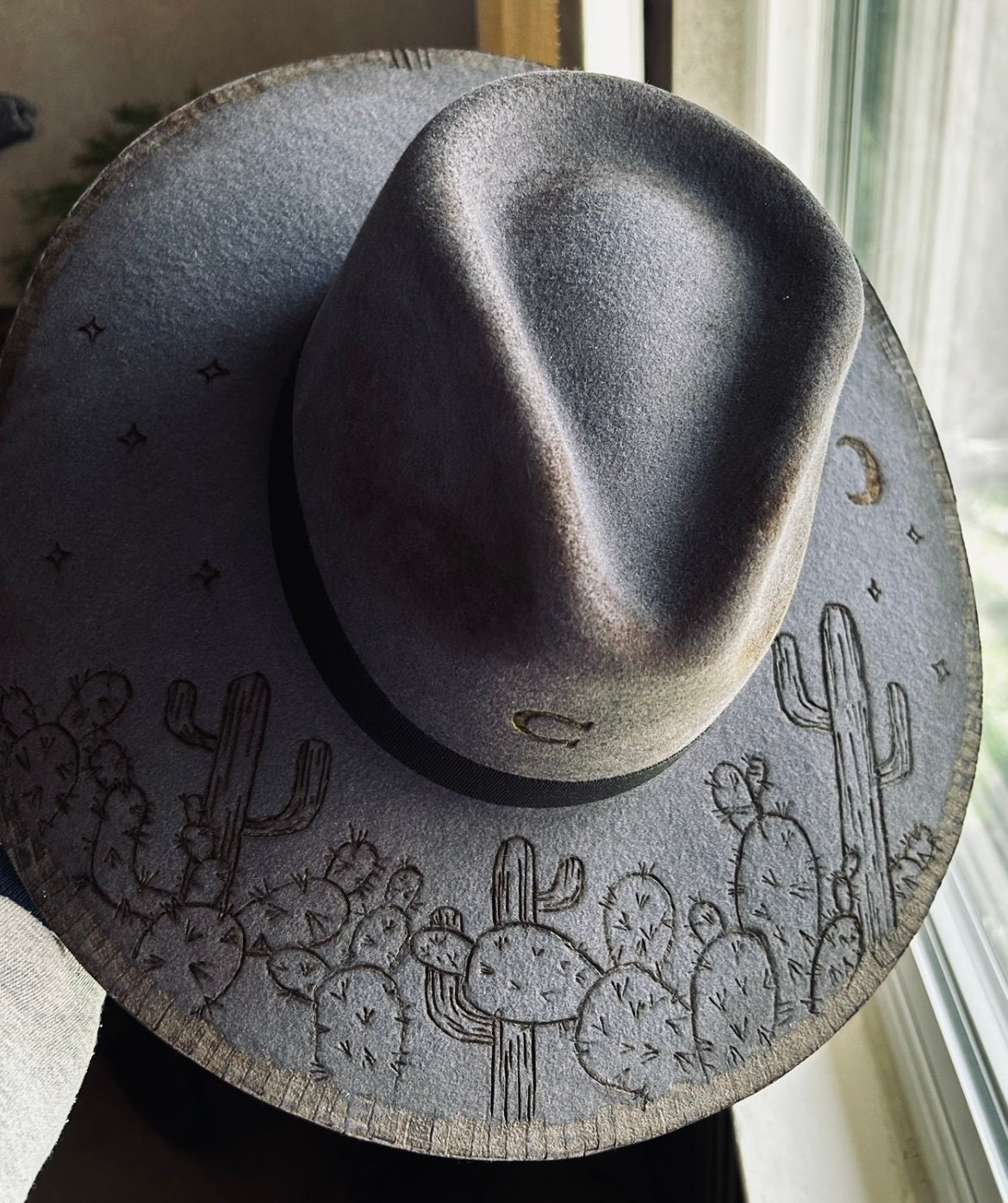 Custom Burned Charlie 1 Horse Felt Hat - Etsy