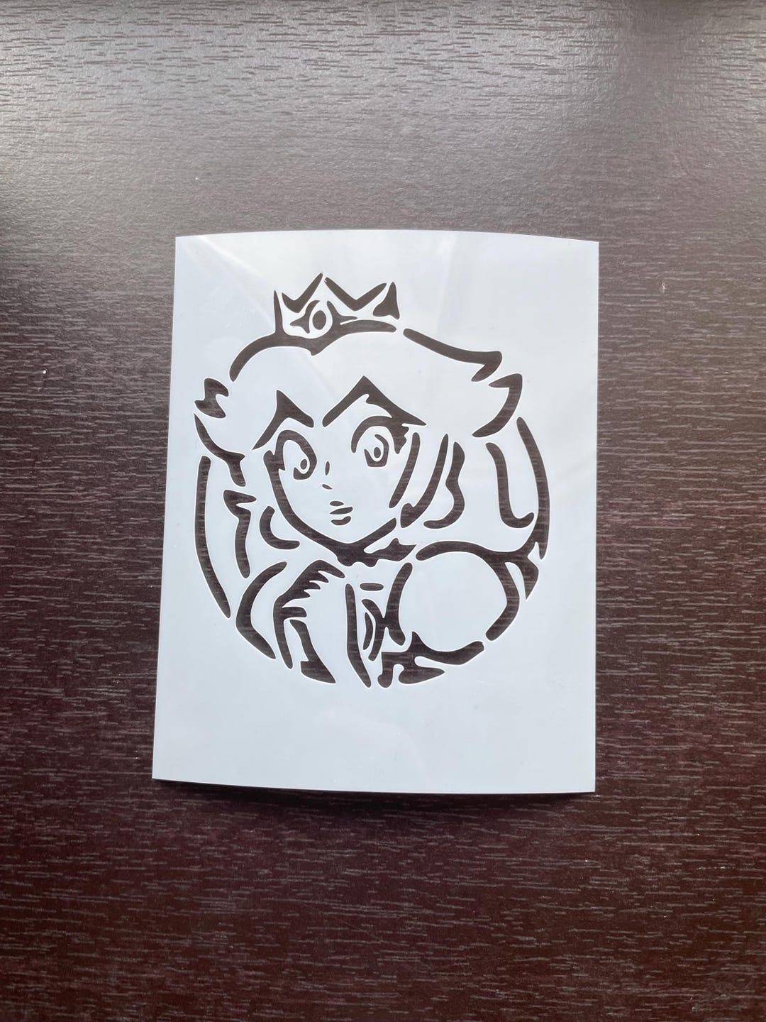 Princess Peach Stencil - Etsy
