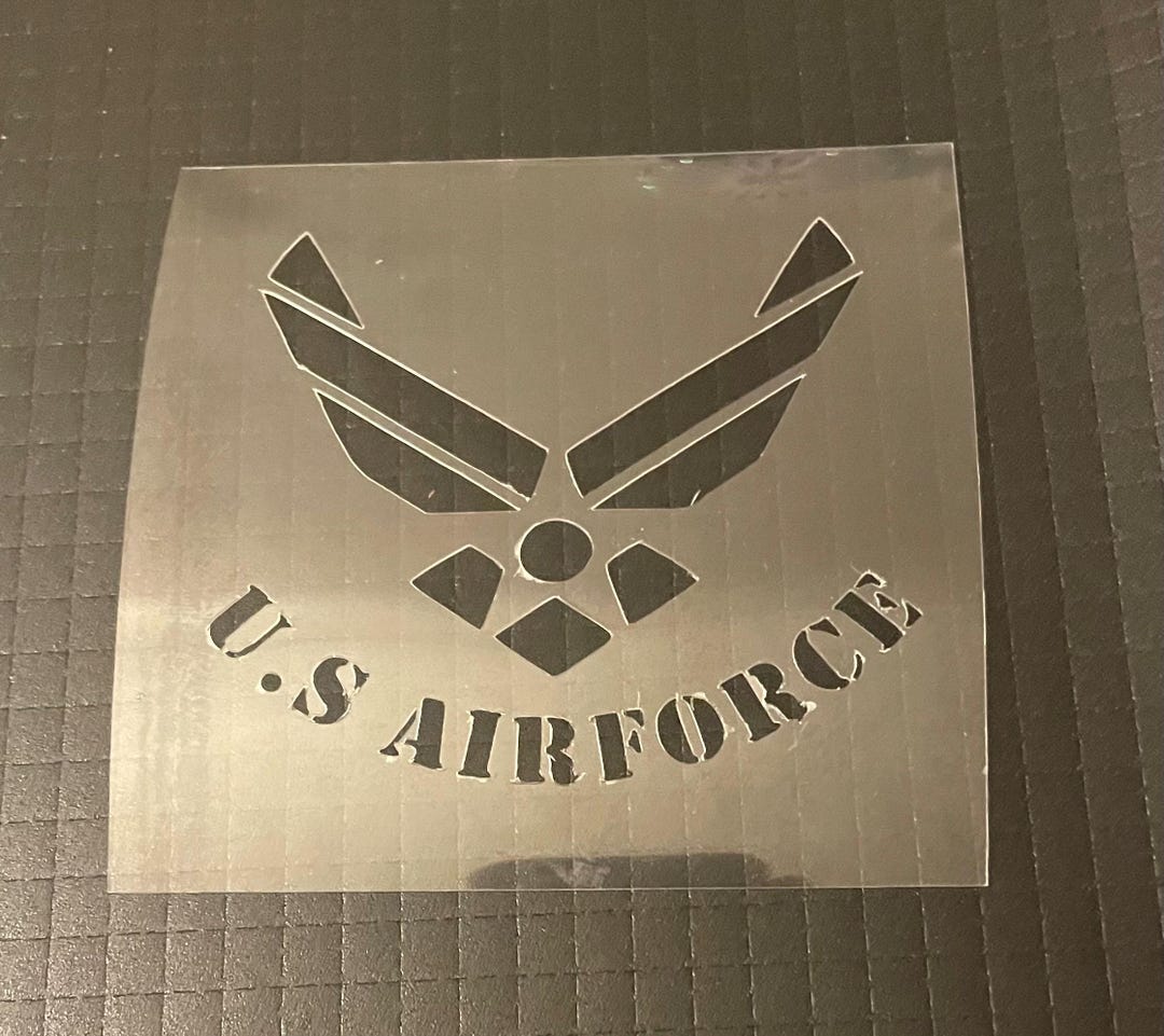 U.S Airforce Stencil - Etsy