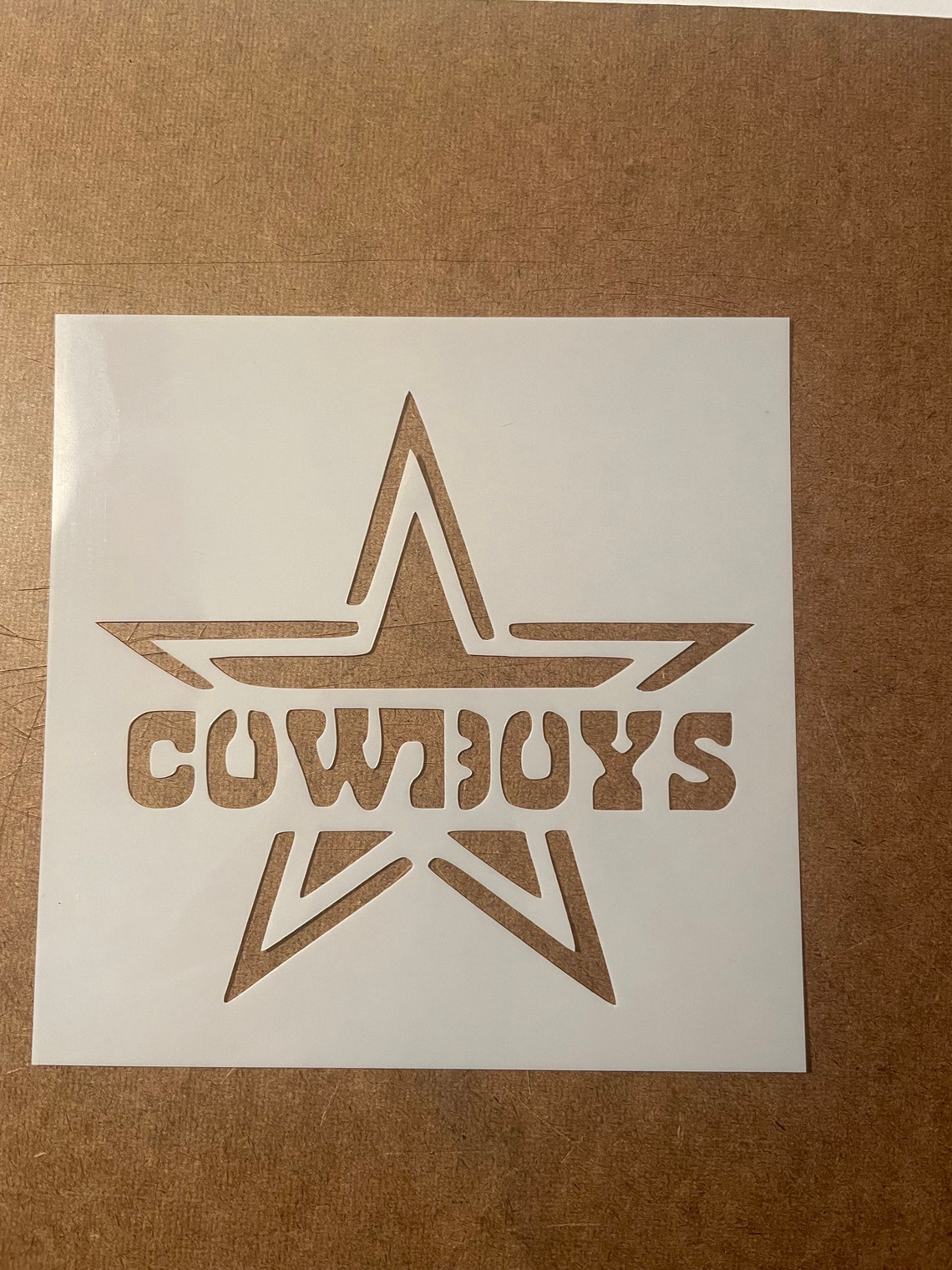 Cowboys Stencil - Etsy