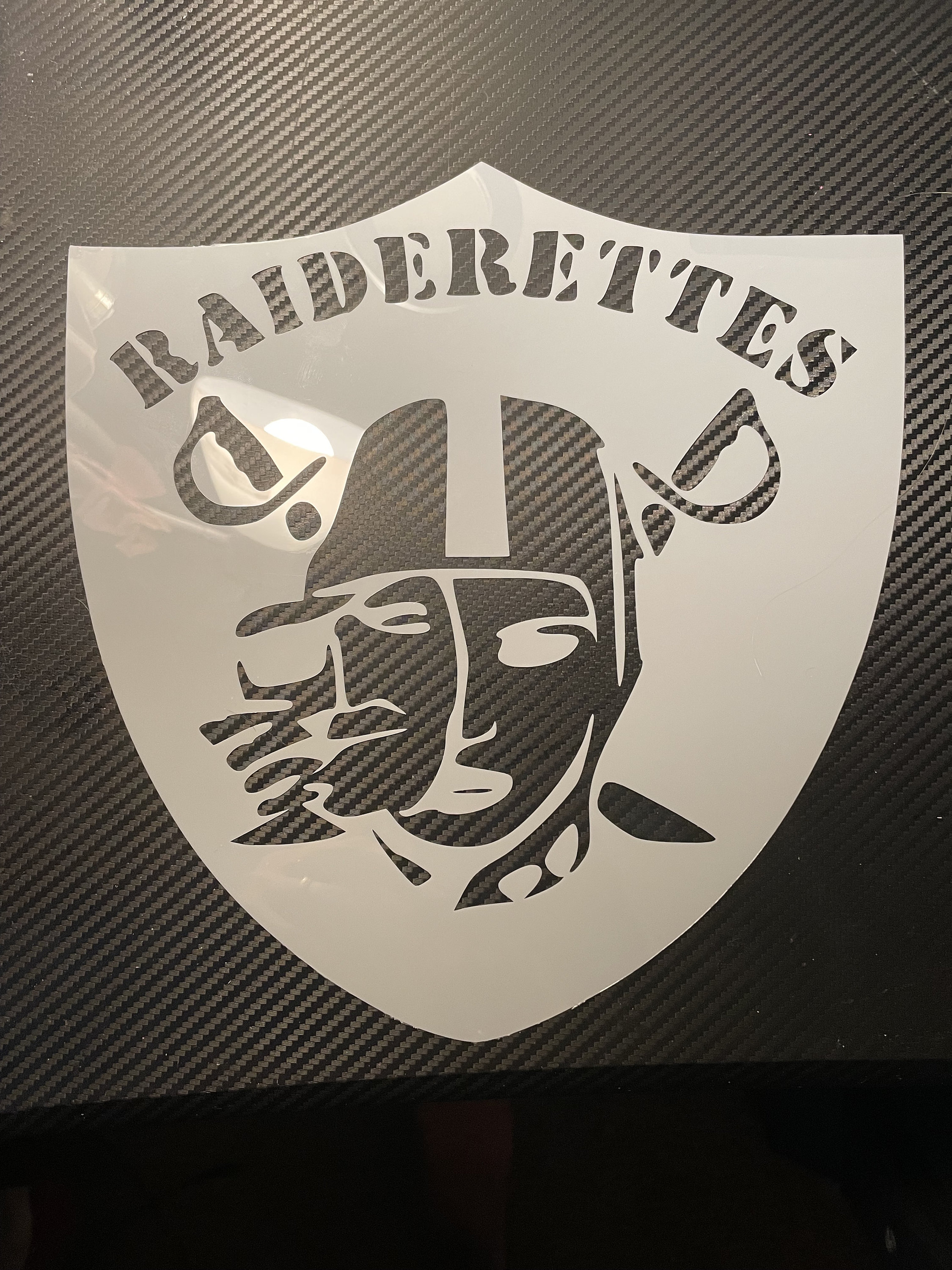 Raiderettes Stencil - Etsy