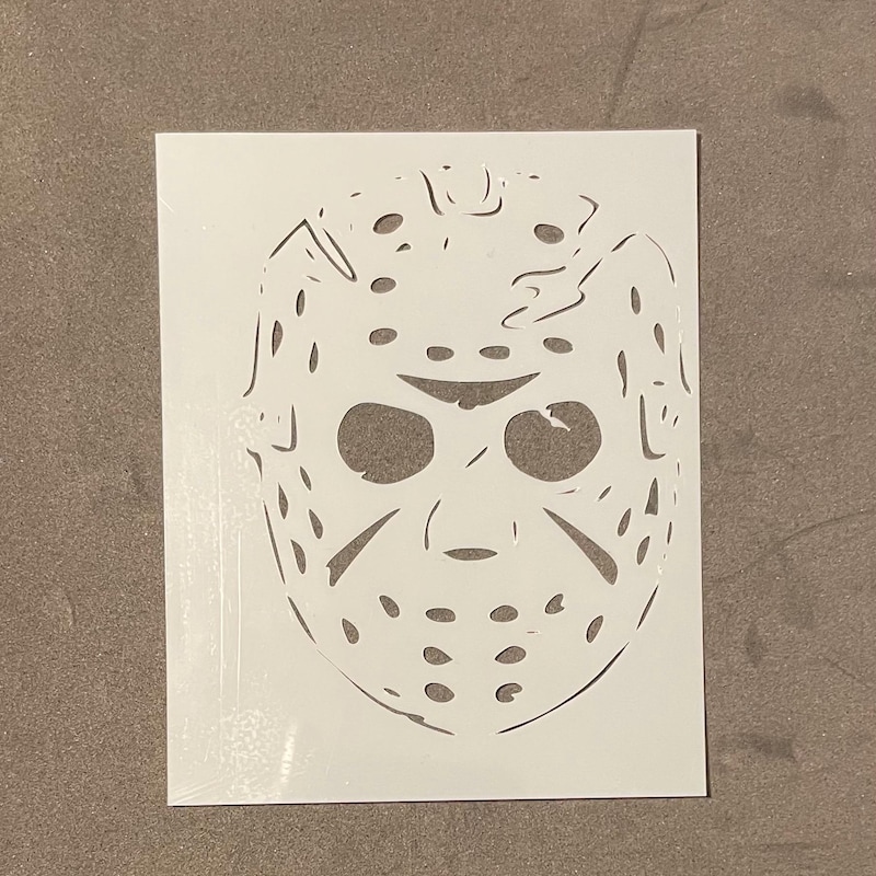 Ghostface Stencil - Etsy