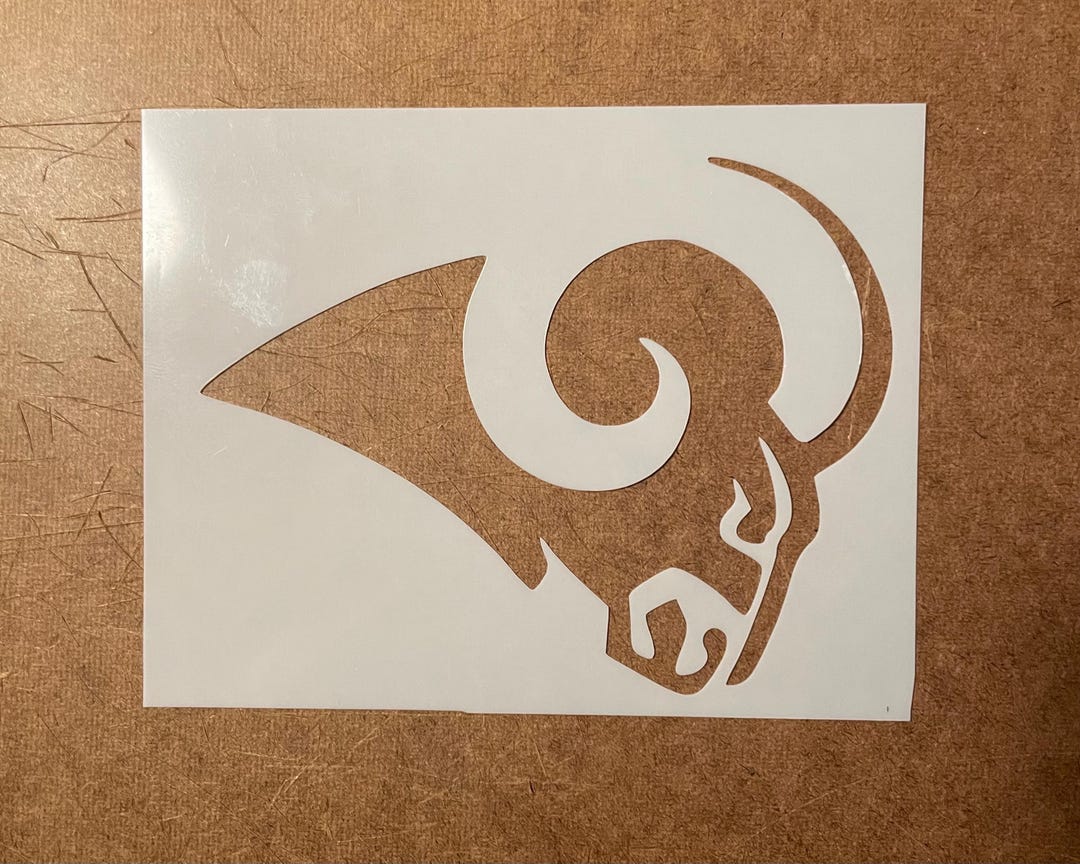 RAMS Stencil - Etsy