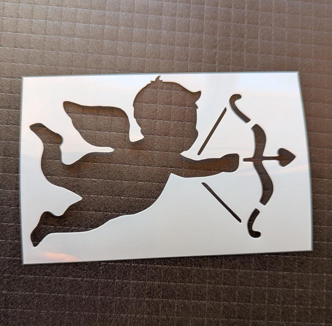 Cupid Stencil Valentine's Day - Etsy